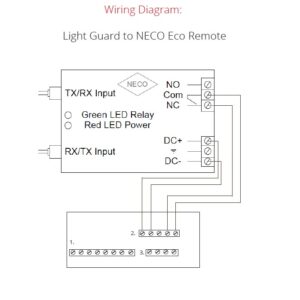 Neco Eco to Light Guard - wiring instructions - KBA Supplies